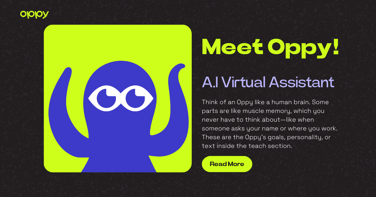 Anatomy of an Oppy - A.I Virtual Assistant - Oppy - Virtual assistants ...