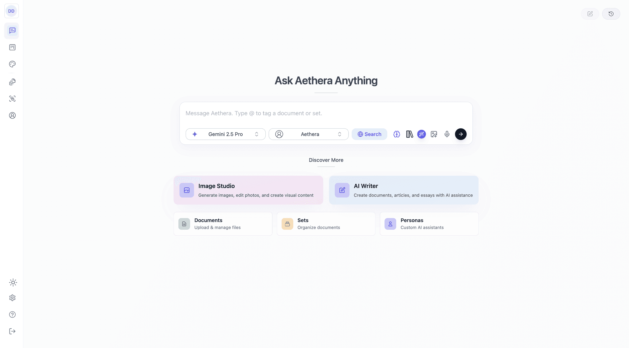 Aethera - Your AI Agent Workspace