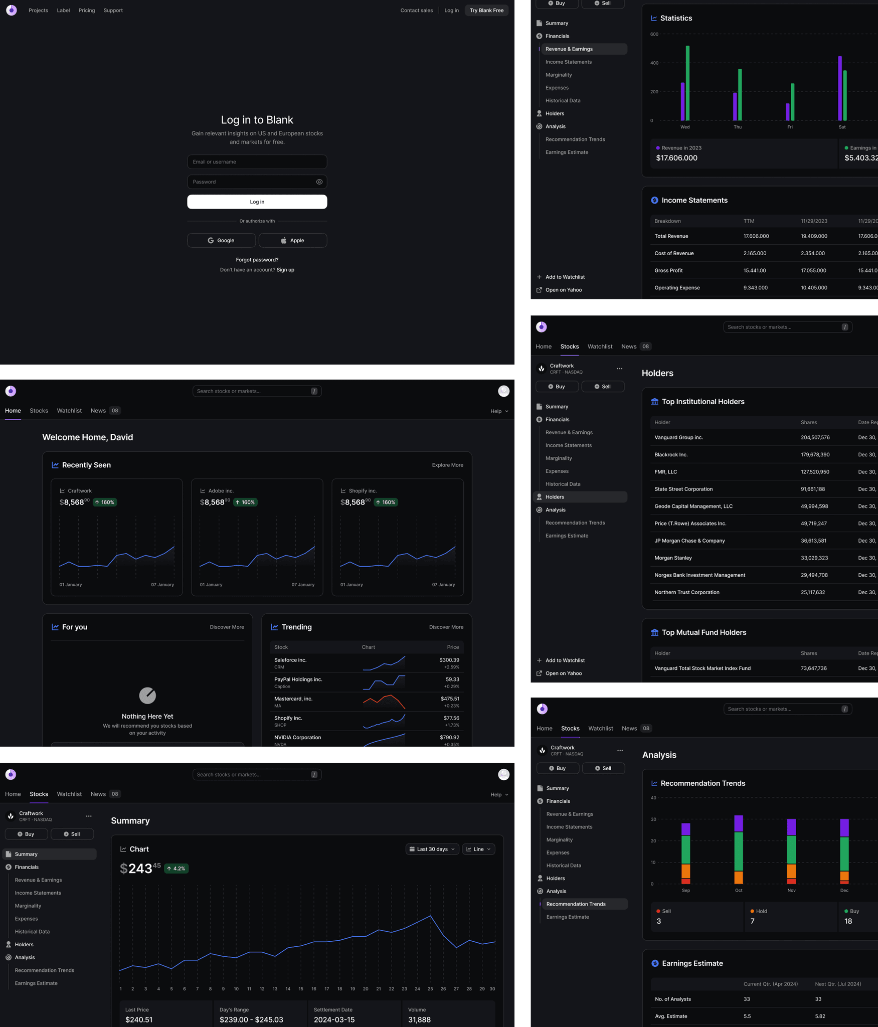 Blank: Figma UI kit and Design system