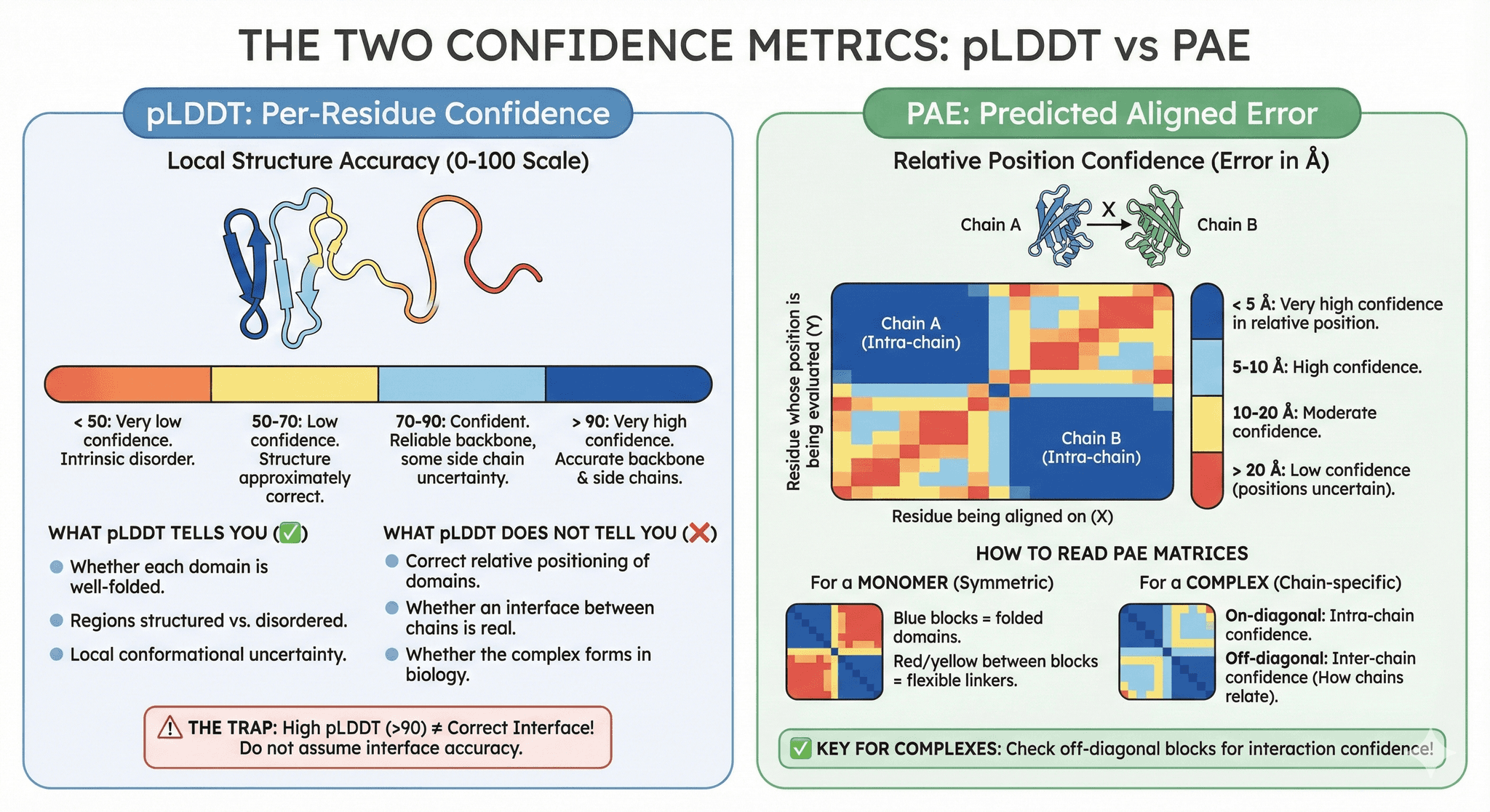 How to Interpret AlphaFold Confidence Scores for Multi-Chain Complexes ...