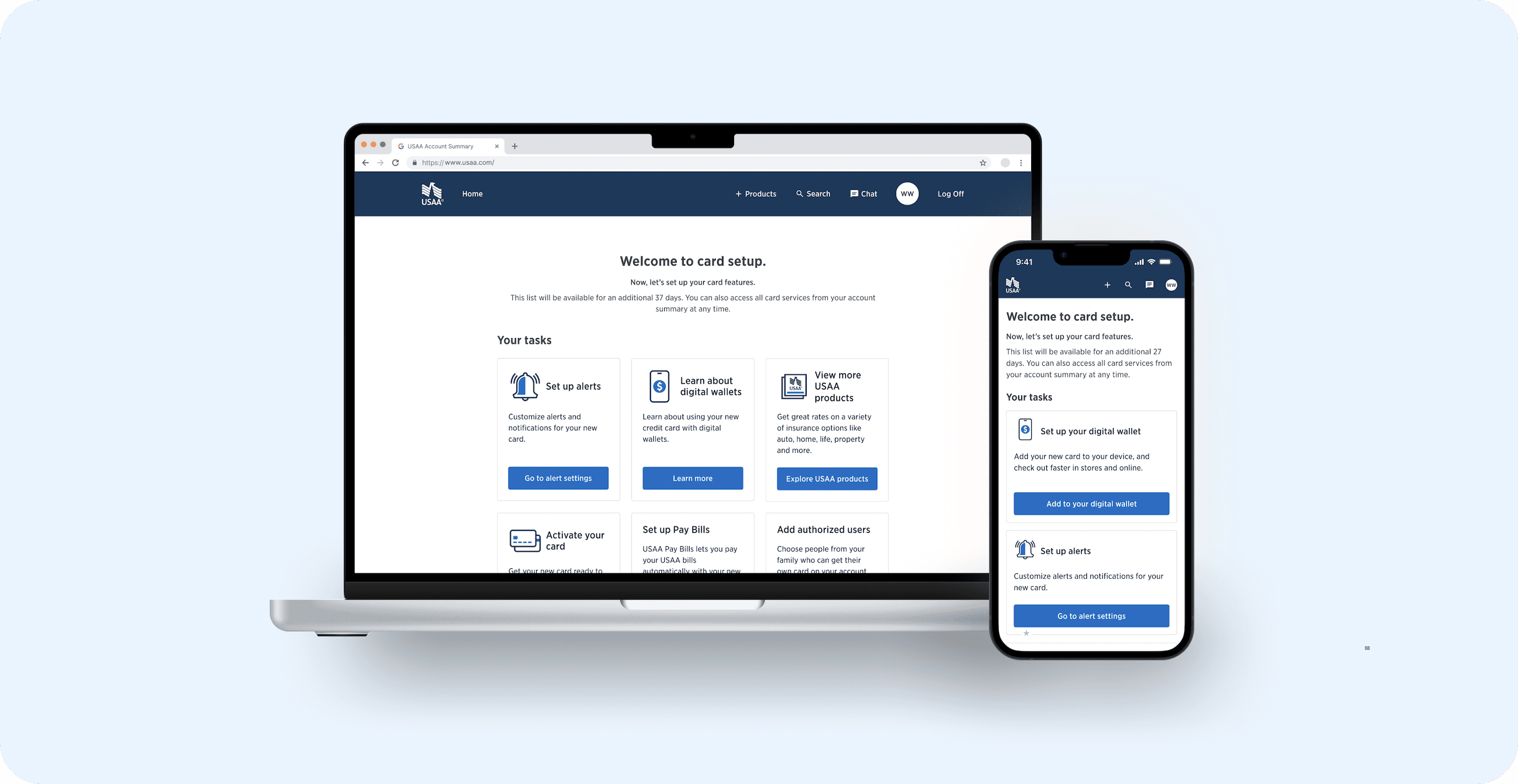 USAA Card Onboarding