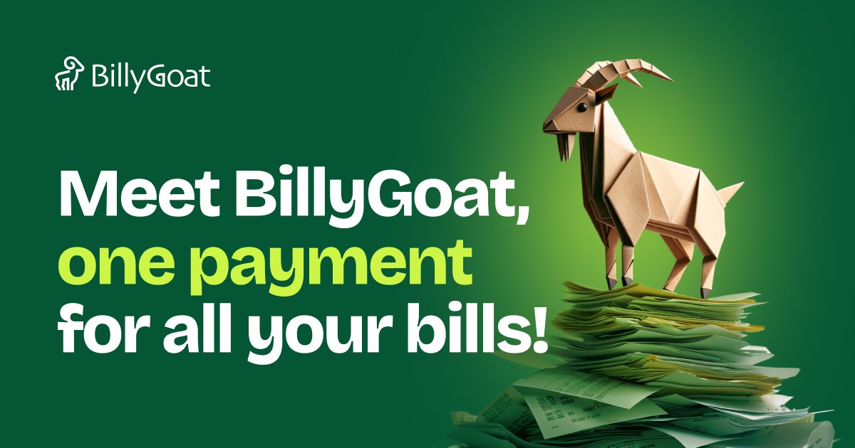 BillyGoat - Pay all your bills, on time, with one single monthly payment.