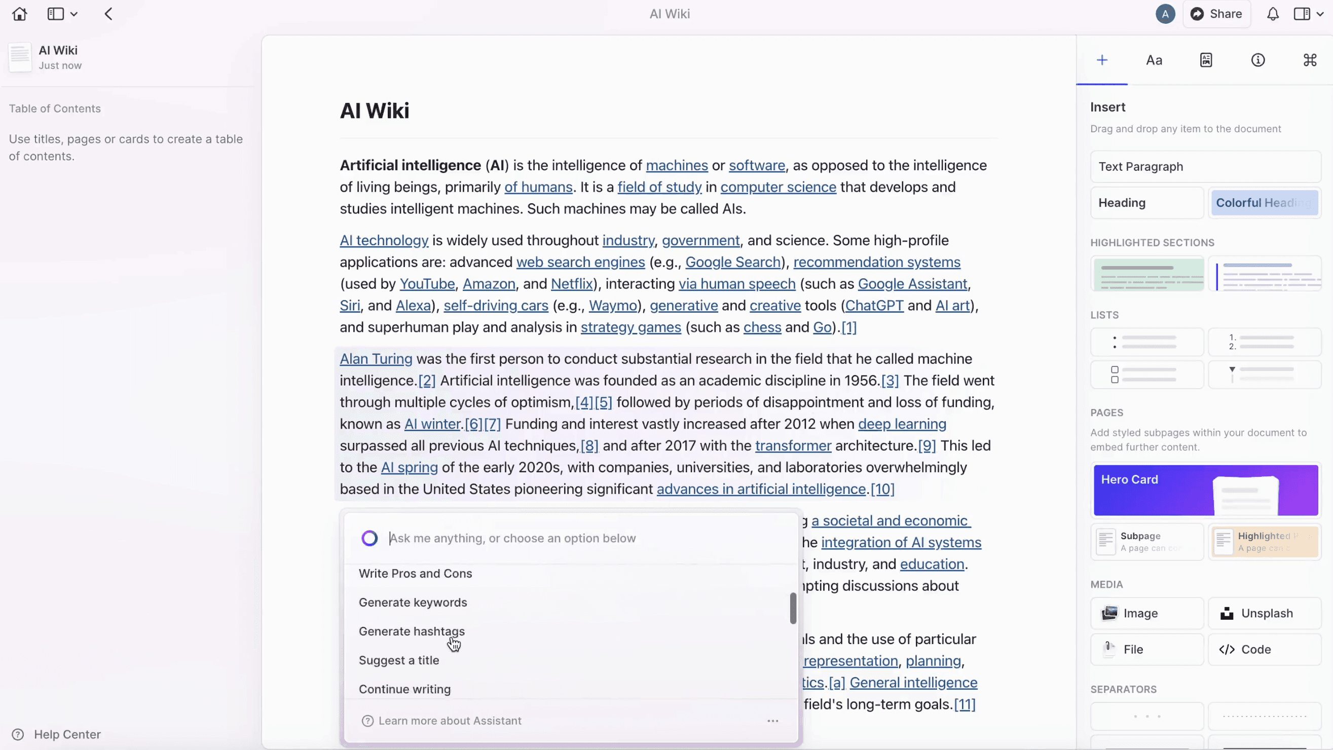 Craft do editing text - Assistive AI-UX Interaction | #1 library of AI-UX interactions | All