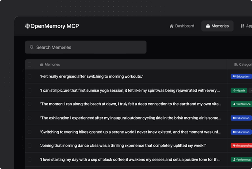 Mem0 - The Memory Layer for your AI Apps