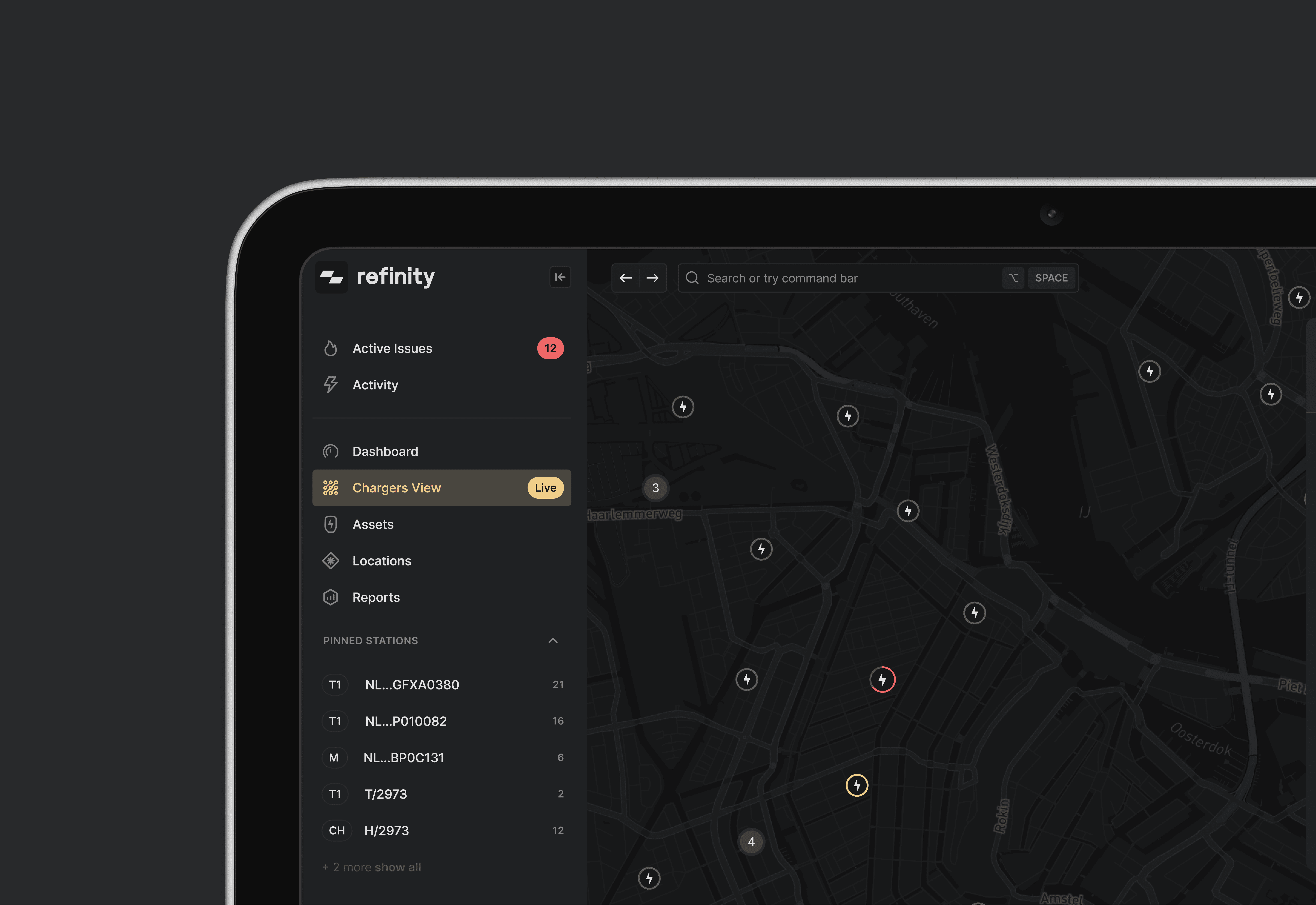 Refinity EV Charging - Athos 2.0 Free Framer UX UI Portfolio Template