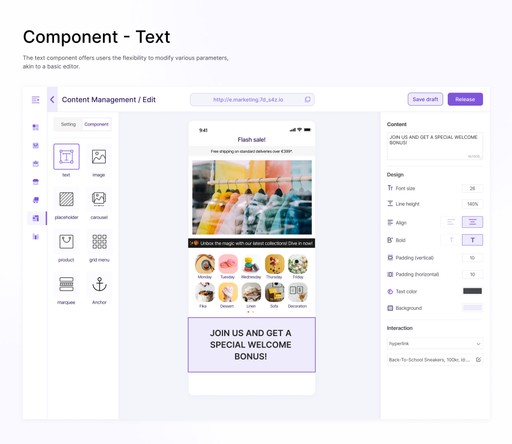 Component Content Management System
