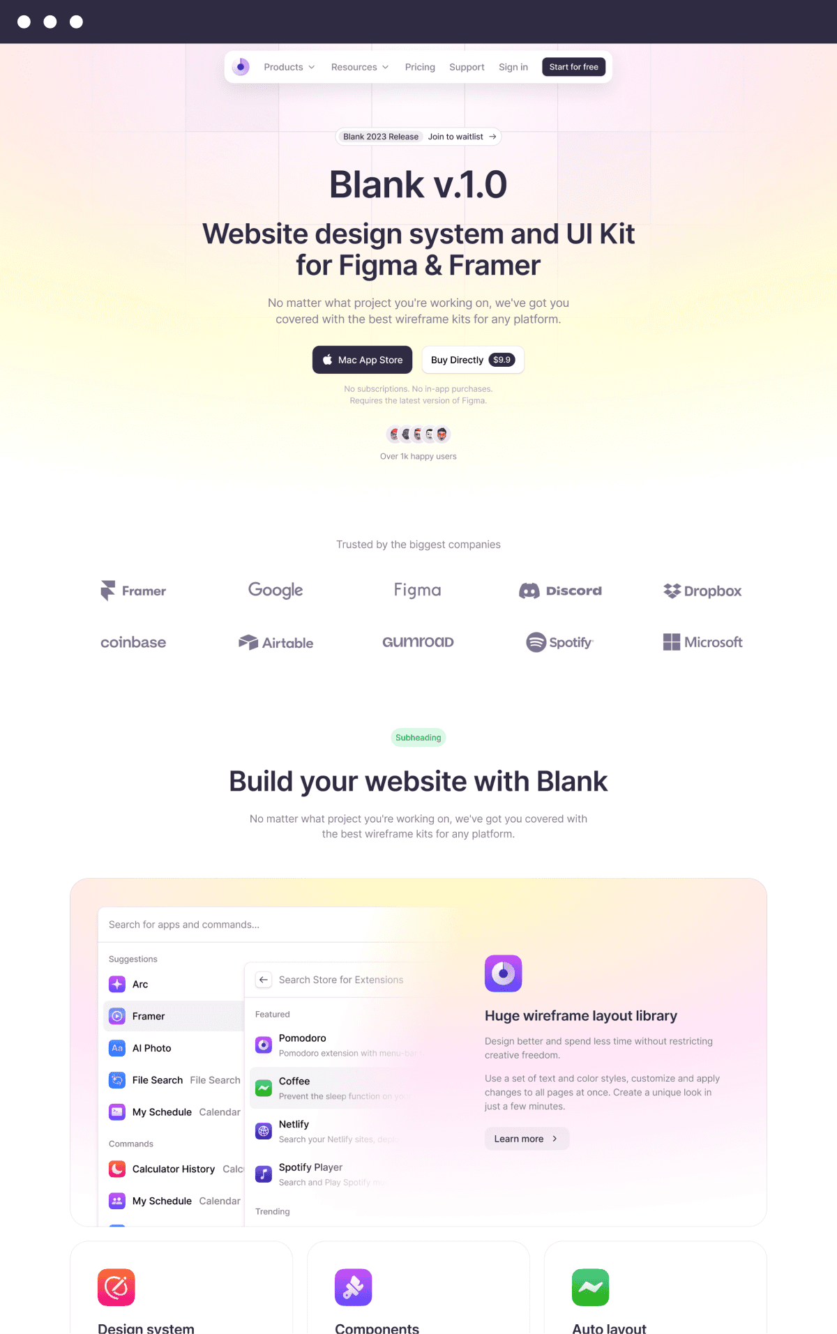 Blank Design System