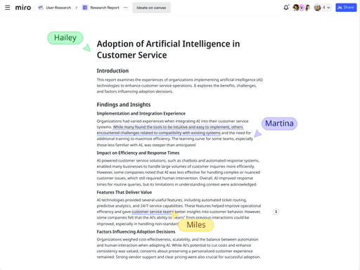 Accelerate Your Innovation Process with Miro Docs | Miro - Miro | The Innovation Workspace ...