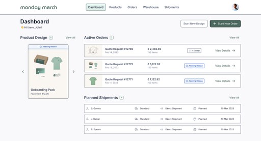 Monday Merch | Custom Company Merchandise & Merch Packs