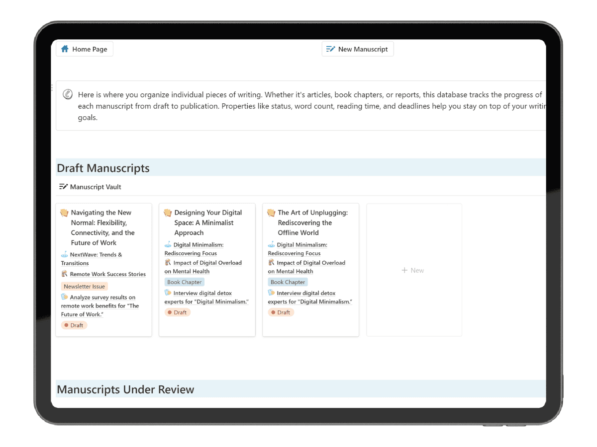 The Sidepreneur | WriteFlow Studio Notion Template