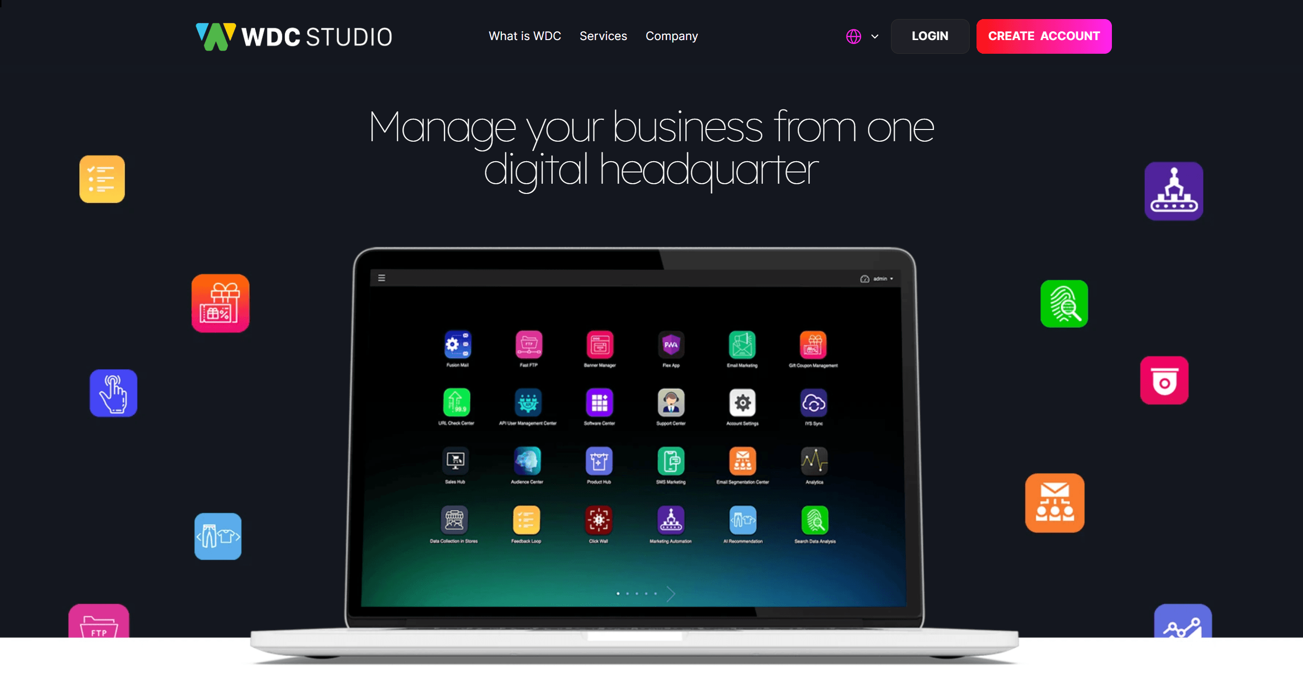 WDC Studio - Manage your business from one digital place