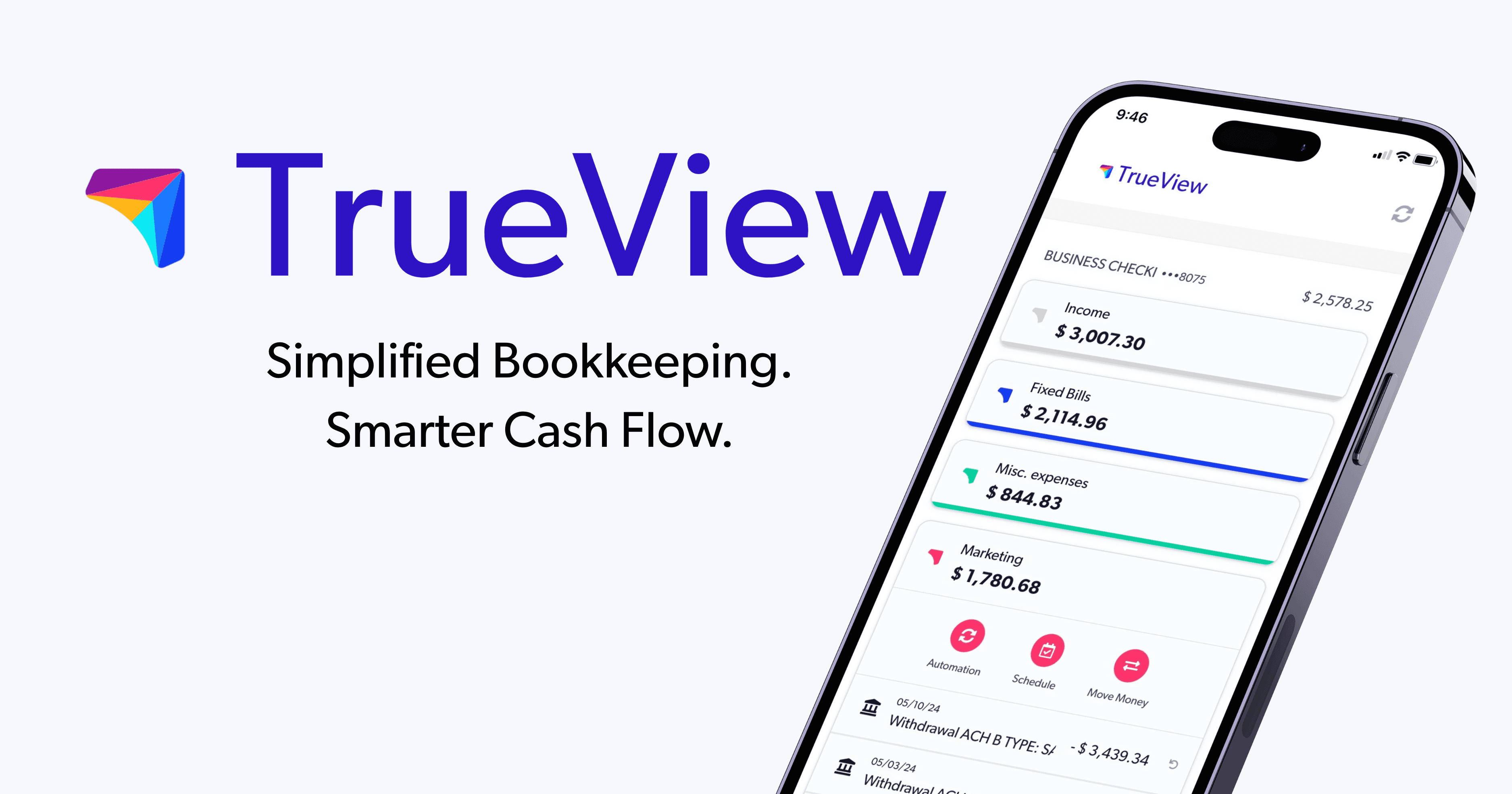 TrueView Organize With Schedules