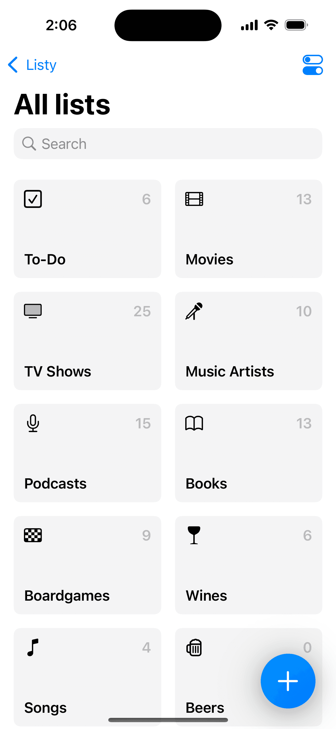 Listy – Save everything you love in the same app