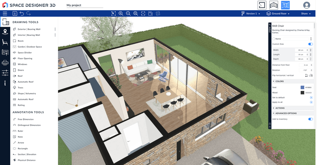 Online 3D Floor Plan Software | Space Designer 3D