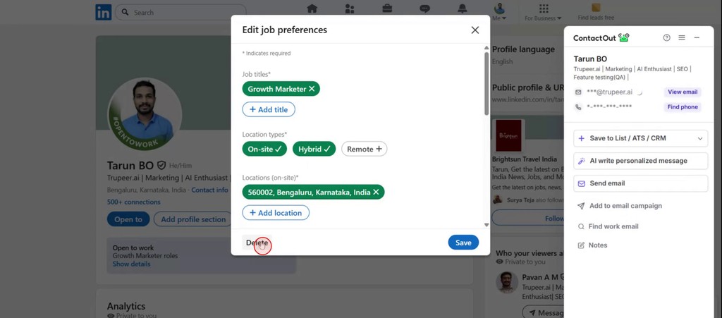 How to Remove Open to Work from LinkedIn - 1 minute video guide