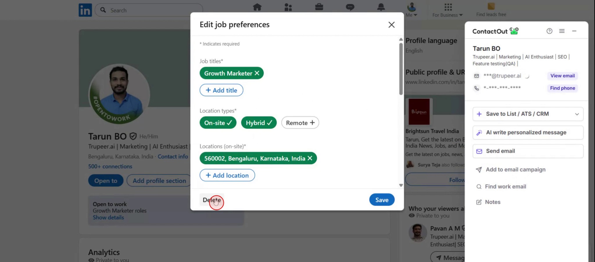 How to Remove Open to Work from LinkedIn - 1 minute video guide