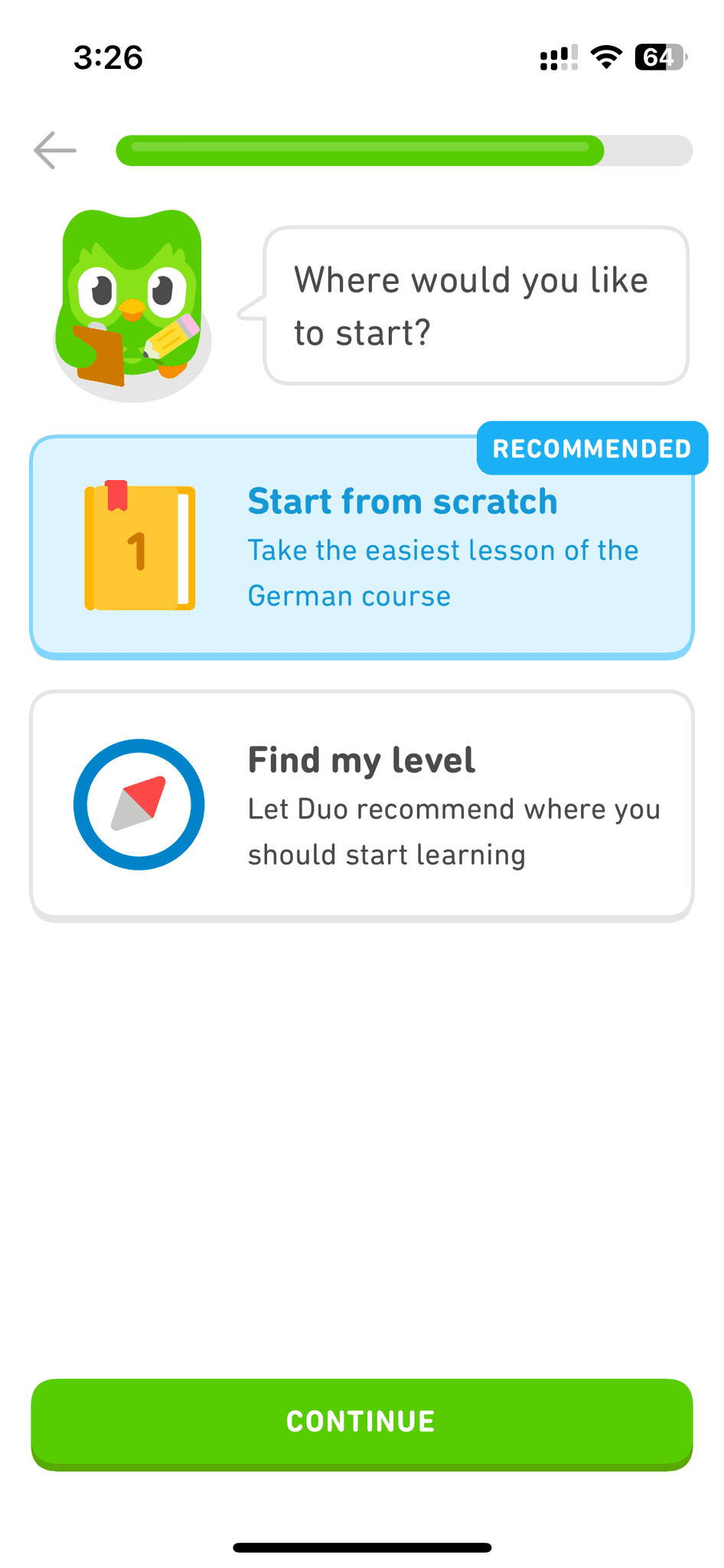 Duolingo iOS UI Design | Free Mobbin Alternative