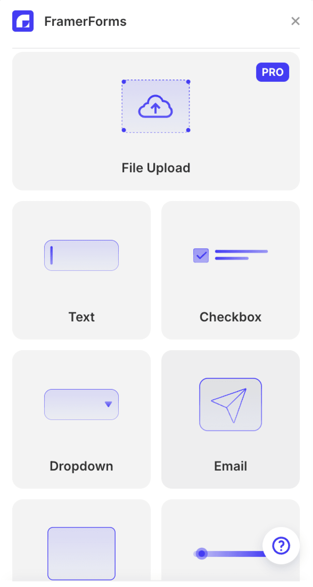 File Upload Input for Framer | FramerForms