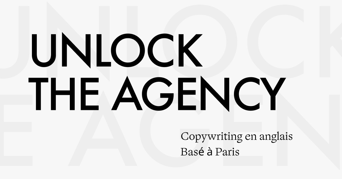 UNLOCK THE AGENCY