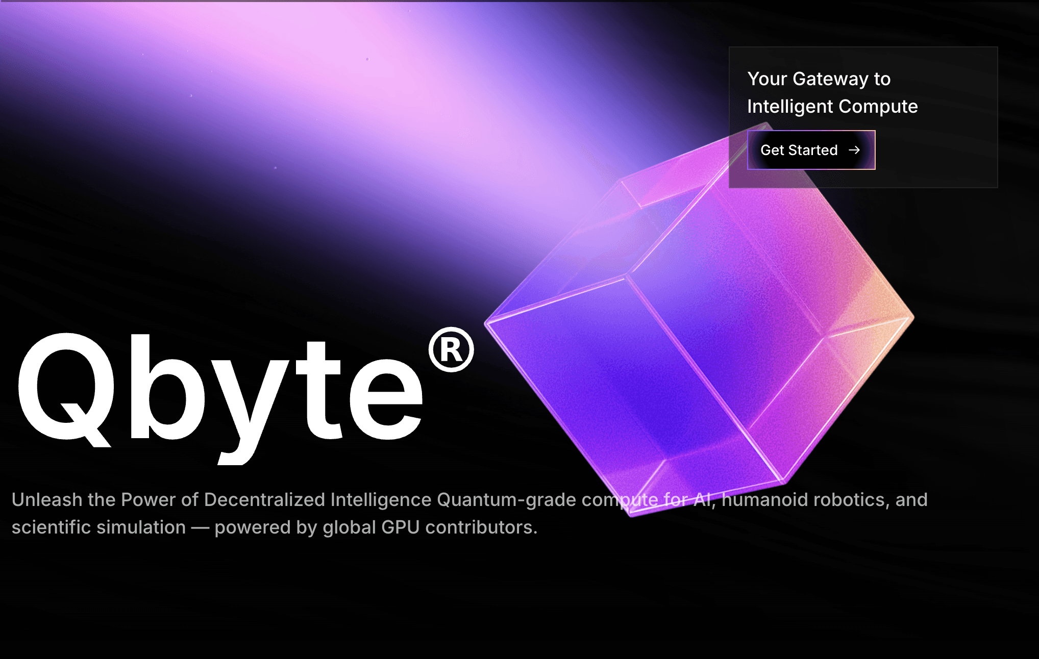 Qbyte Network - Unleash the Power of Decentralized Intelligence
