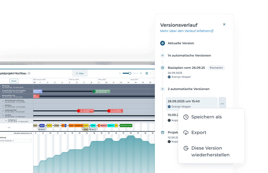 Der smarteste Terminplan für dein Bauvorhaben