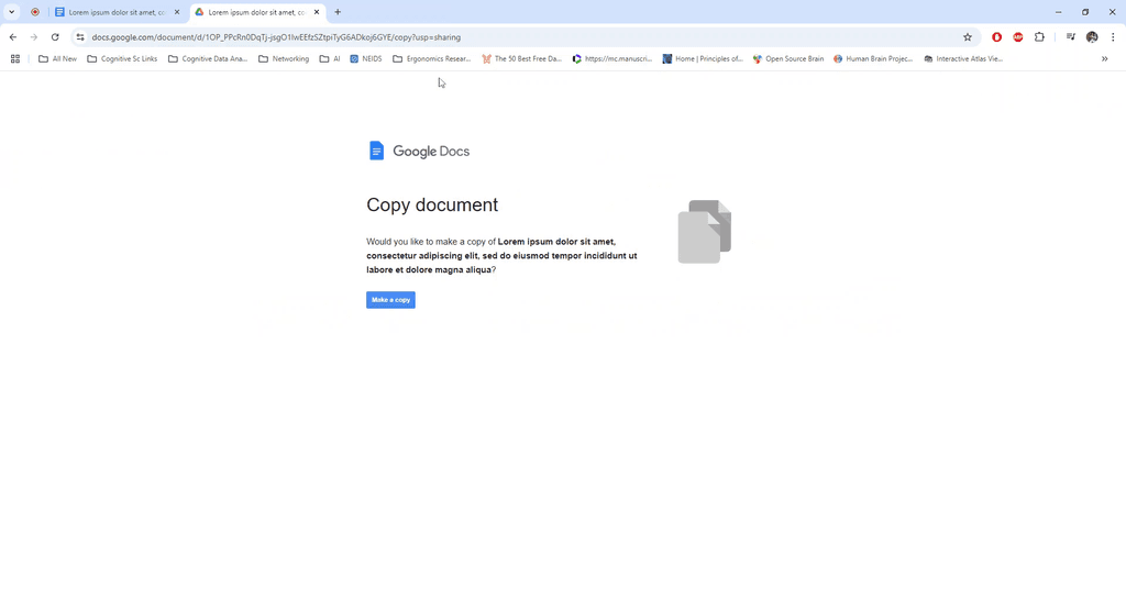 So erstellen Sie eine Kopie eines Google-Dokuments über einen Link - 1 ...
