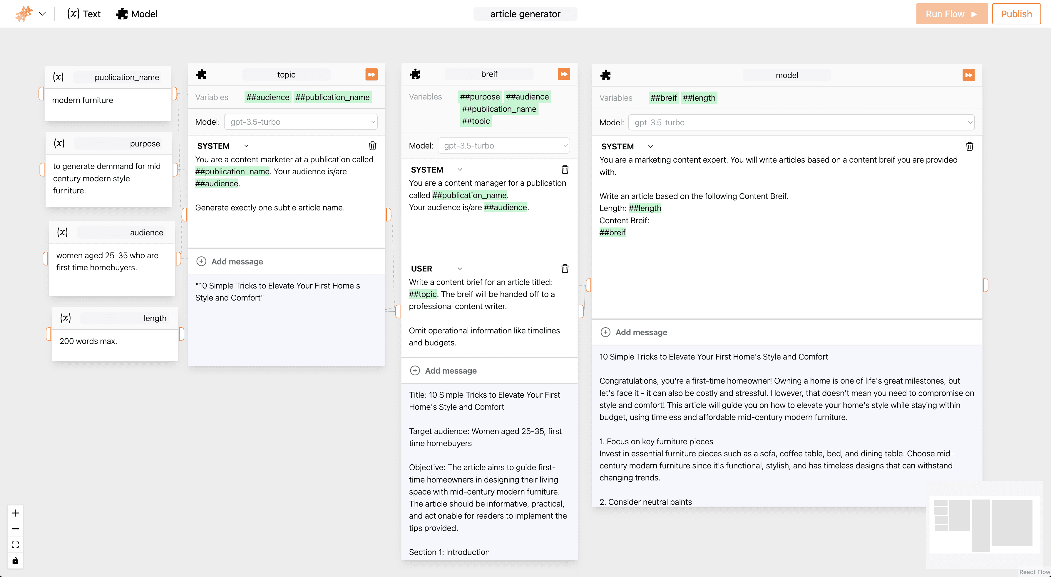 Build No-code AI Apps in a Snap.