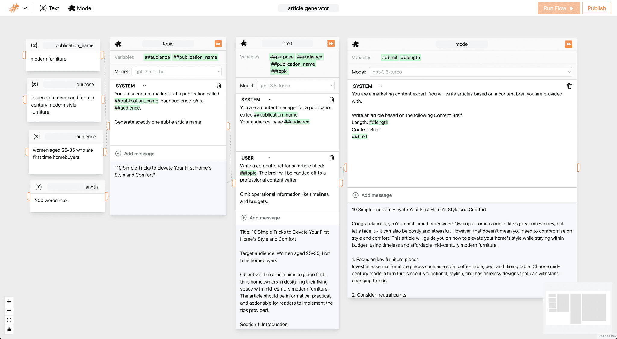 Build No-code AI Apps in a Snap.