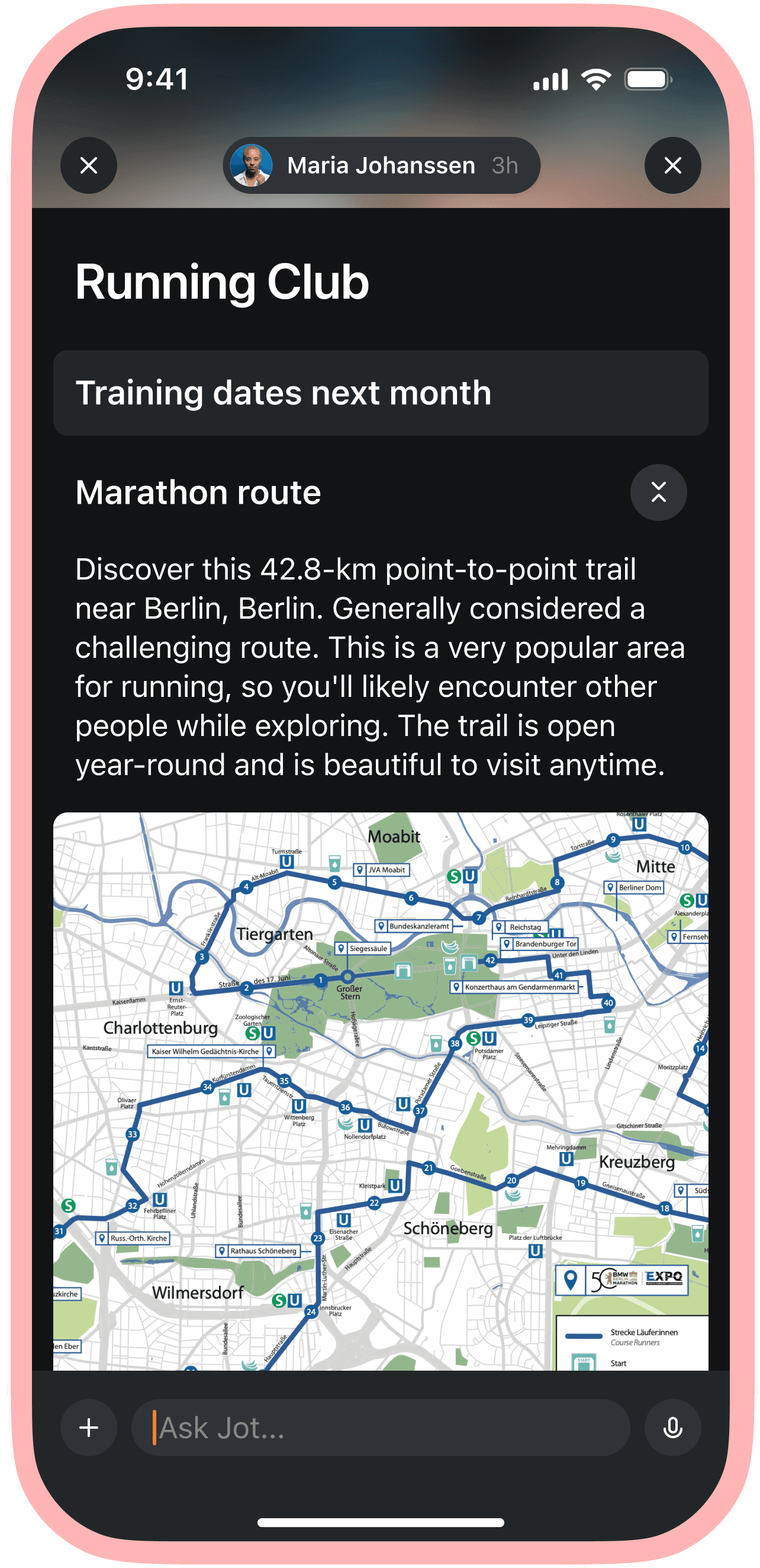 Jot • Notes and chats, with AI