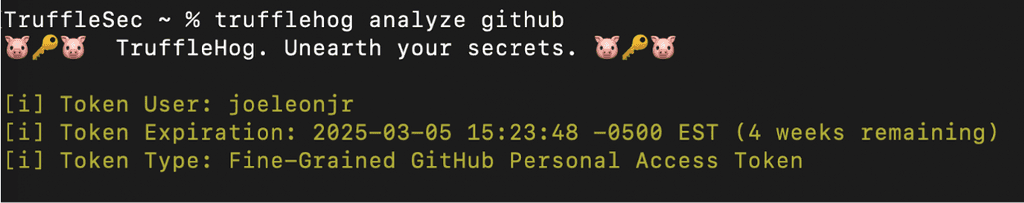 How do I find the owner of a GitHub token? - Truffle Security Co.
