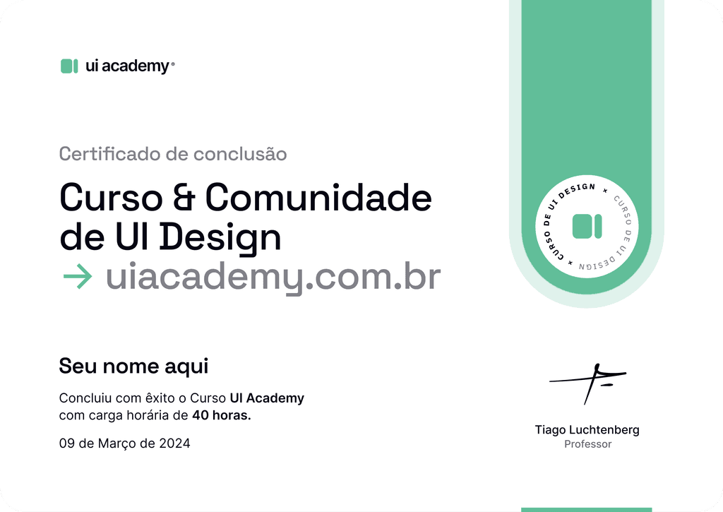 UI Academy | Escola de UI Design