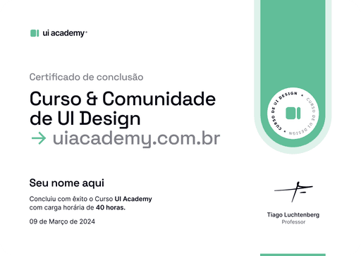 UI Academy | Escola de UI Design