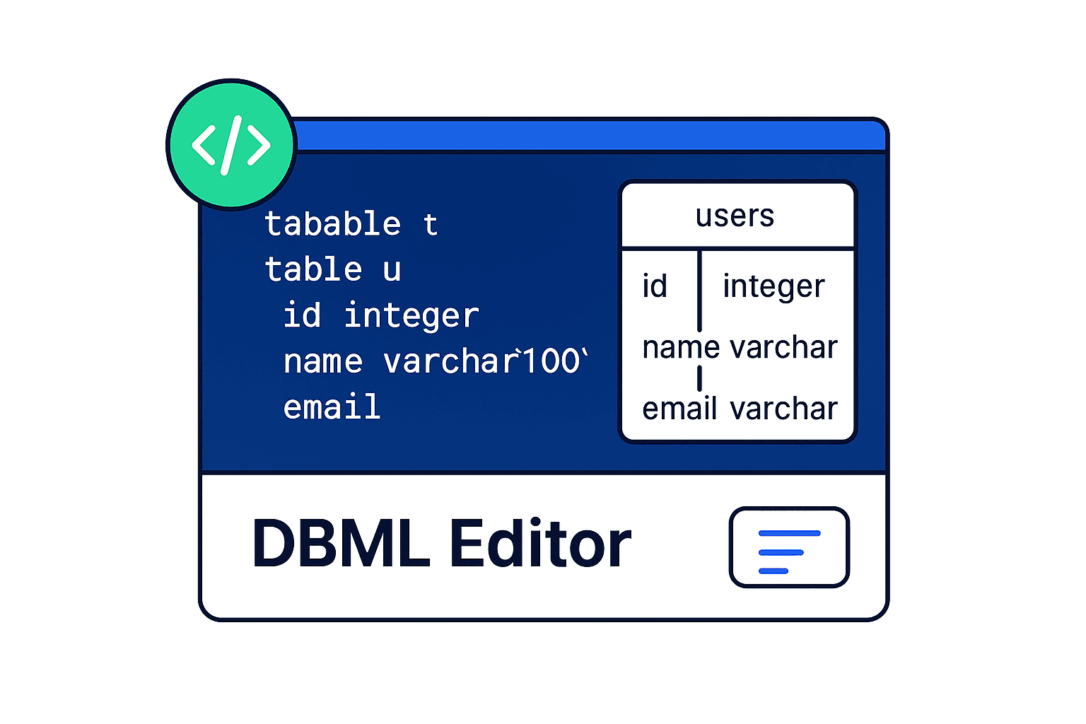 DBML Editor for ER Diagrams - Visual Preview & Collaboration | ChartDB