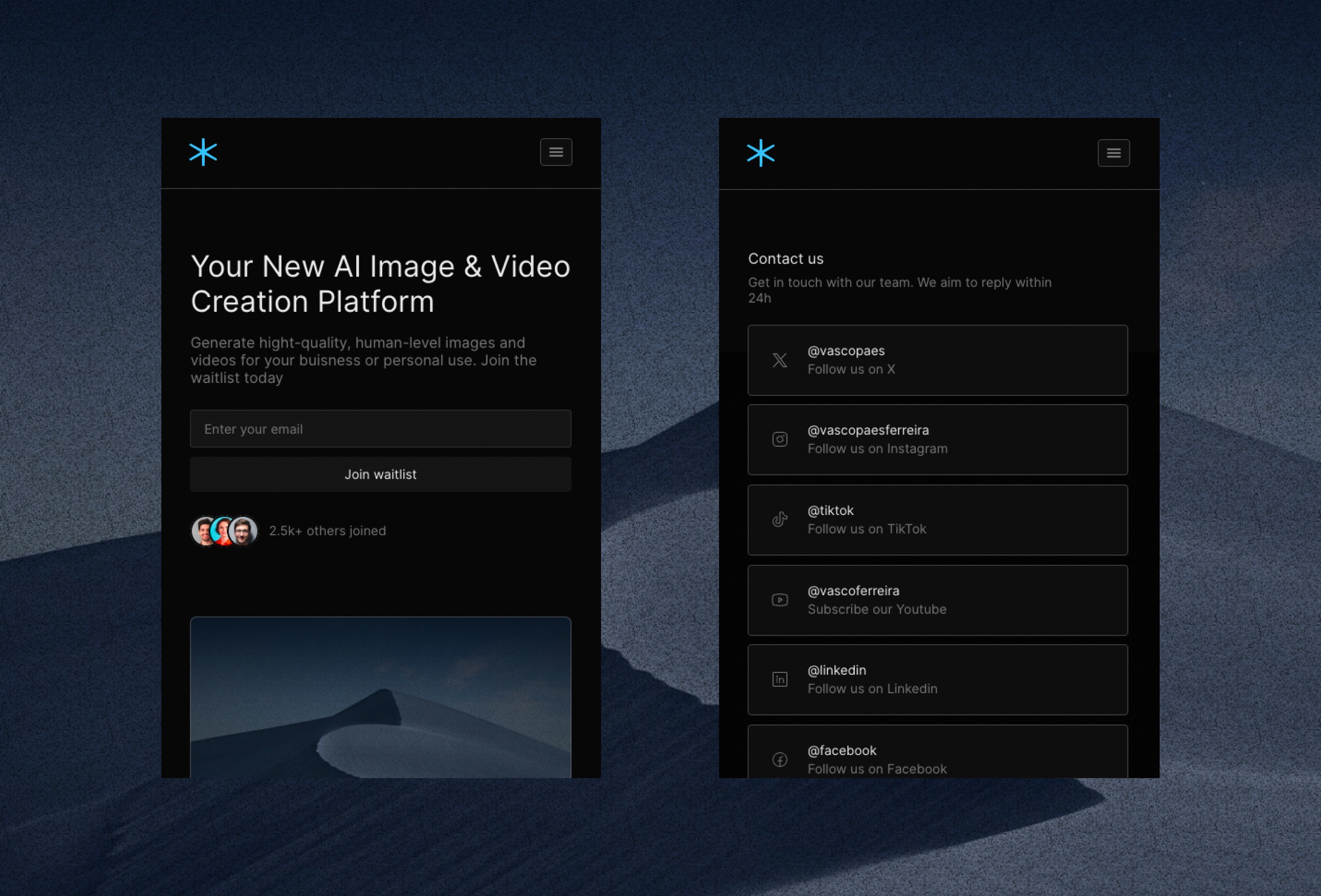 Arctic — Waitlist Website Template | Framer Template