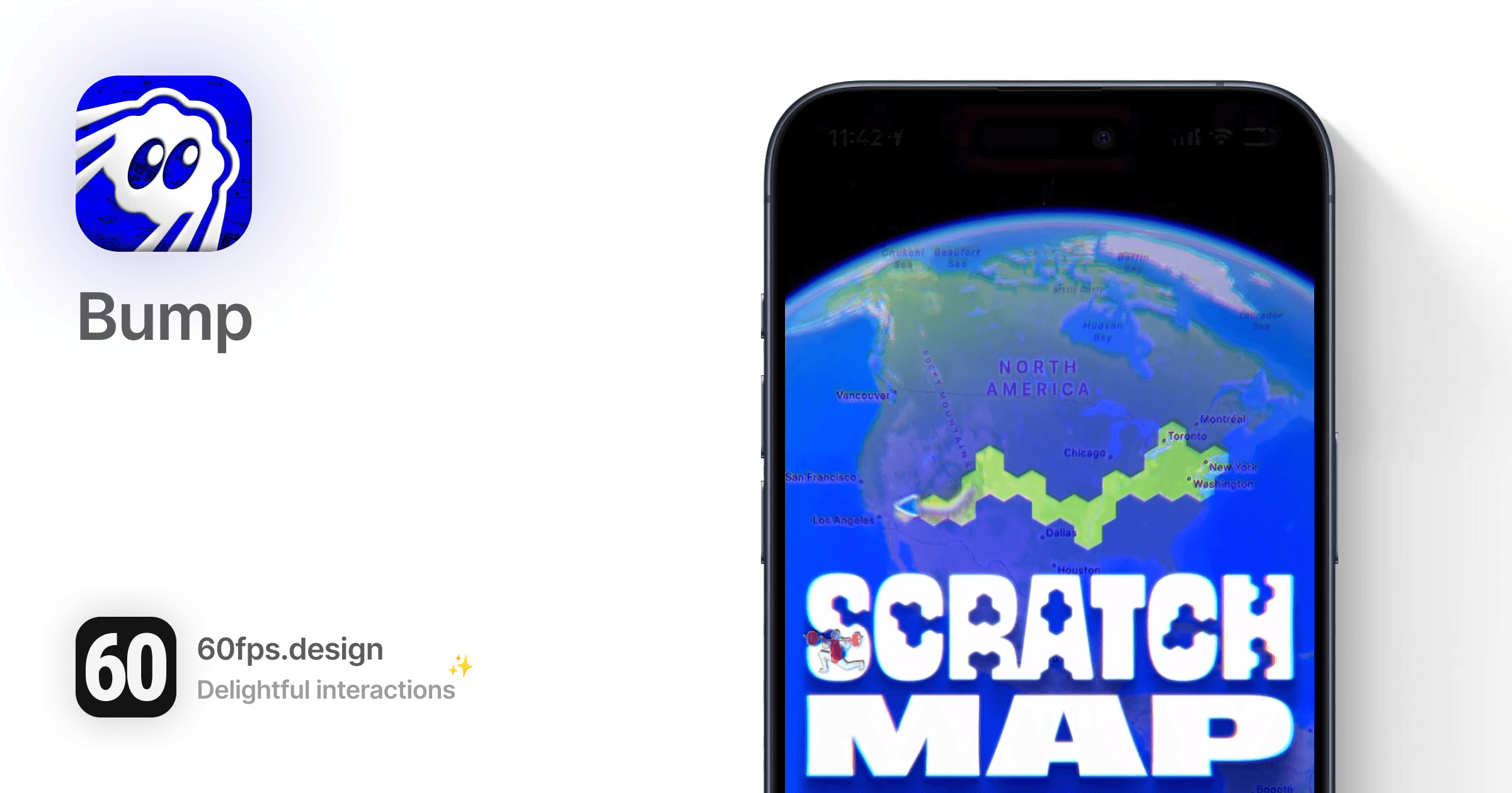 Bump iOS App UI/UX animation