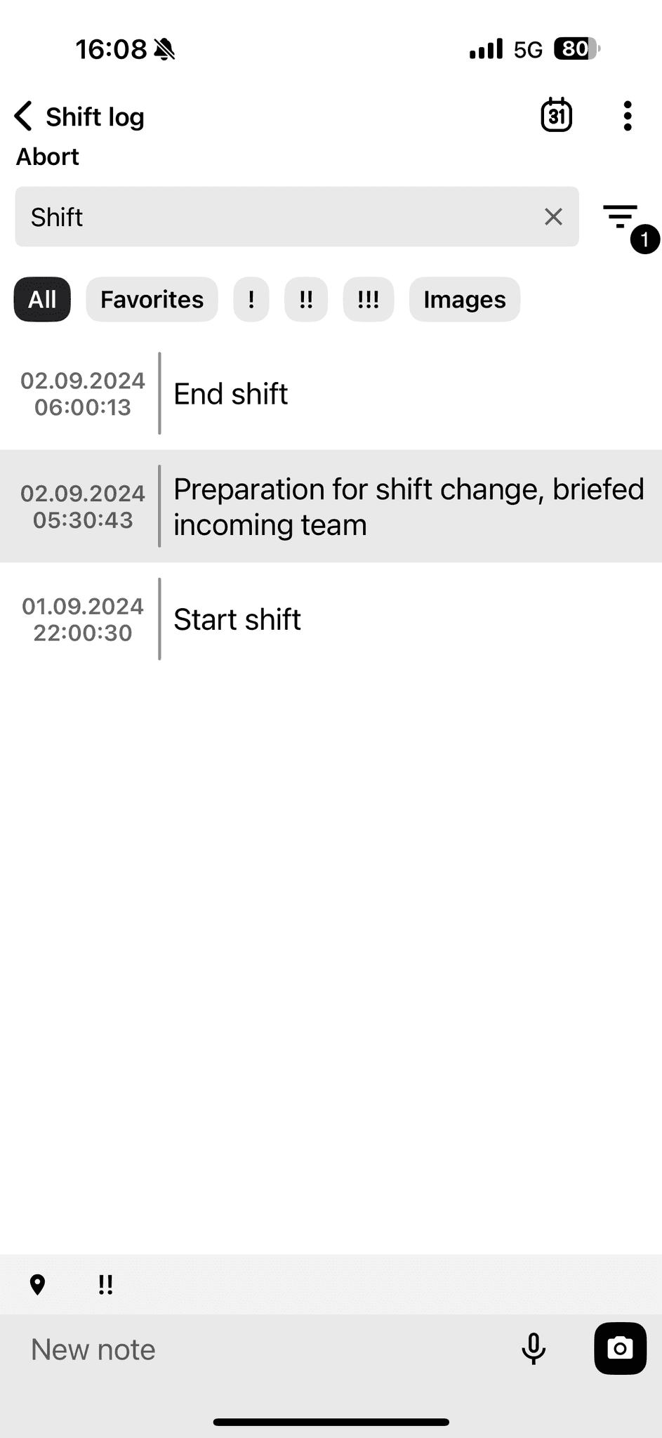 Timestamp Notes App – Lognote