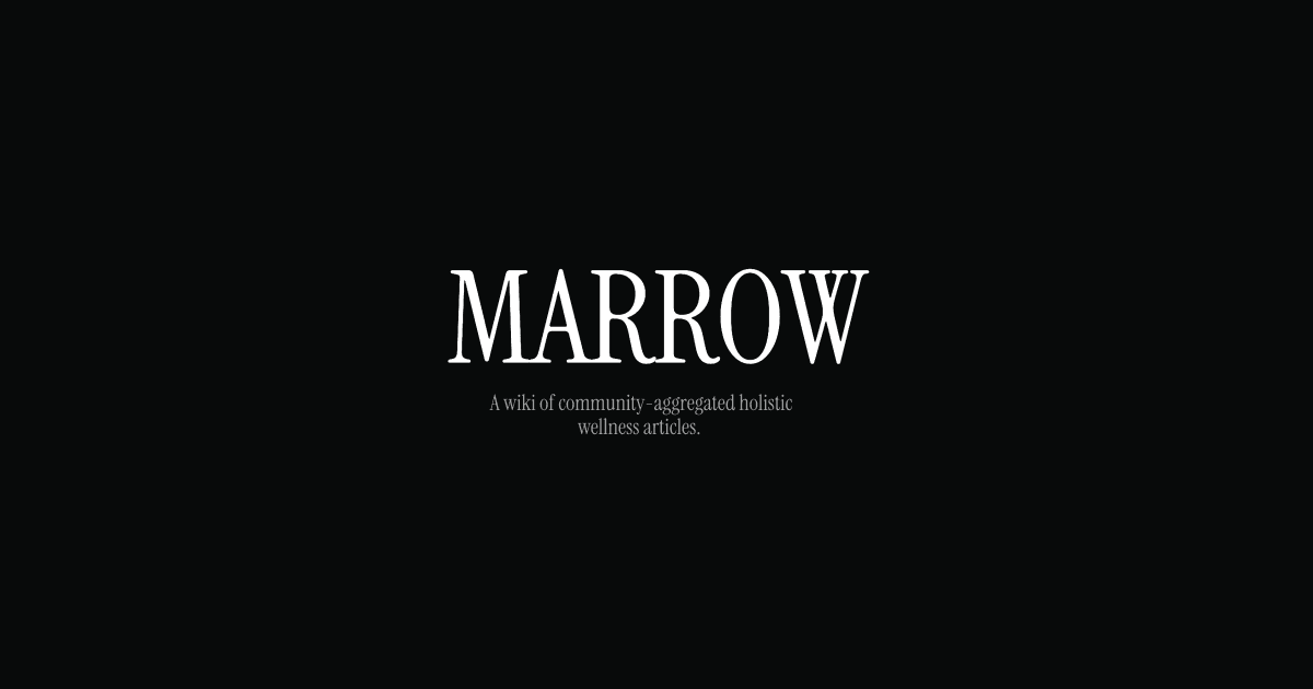 MARROW // The Solar Callus Guide