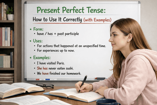 Present Perfect Tense: How to Use It Correctly (with Examples)