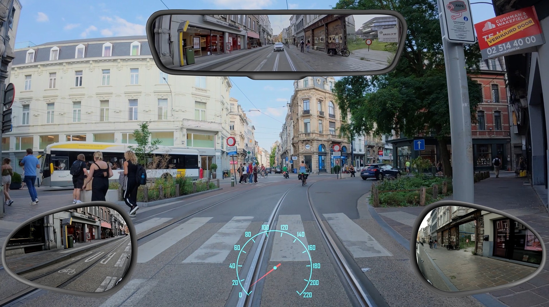 Risk perception test driving licence B Belgium | Practice online with RAPP