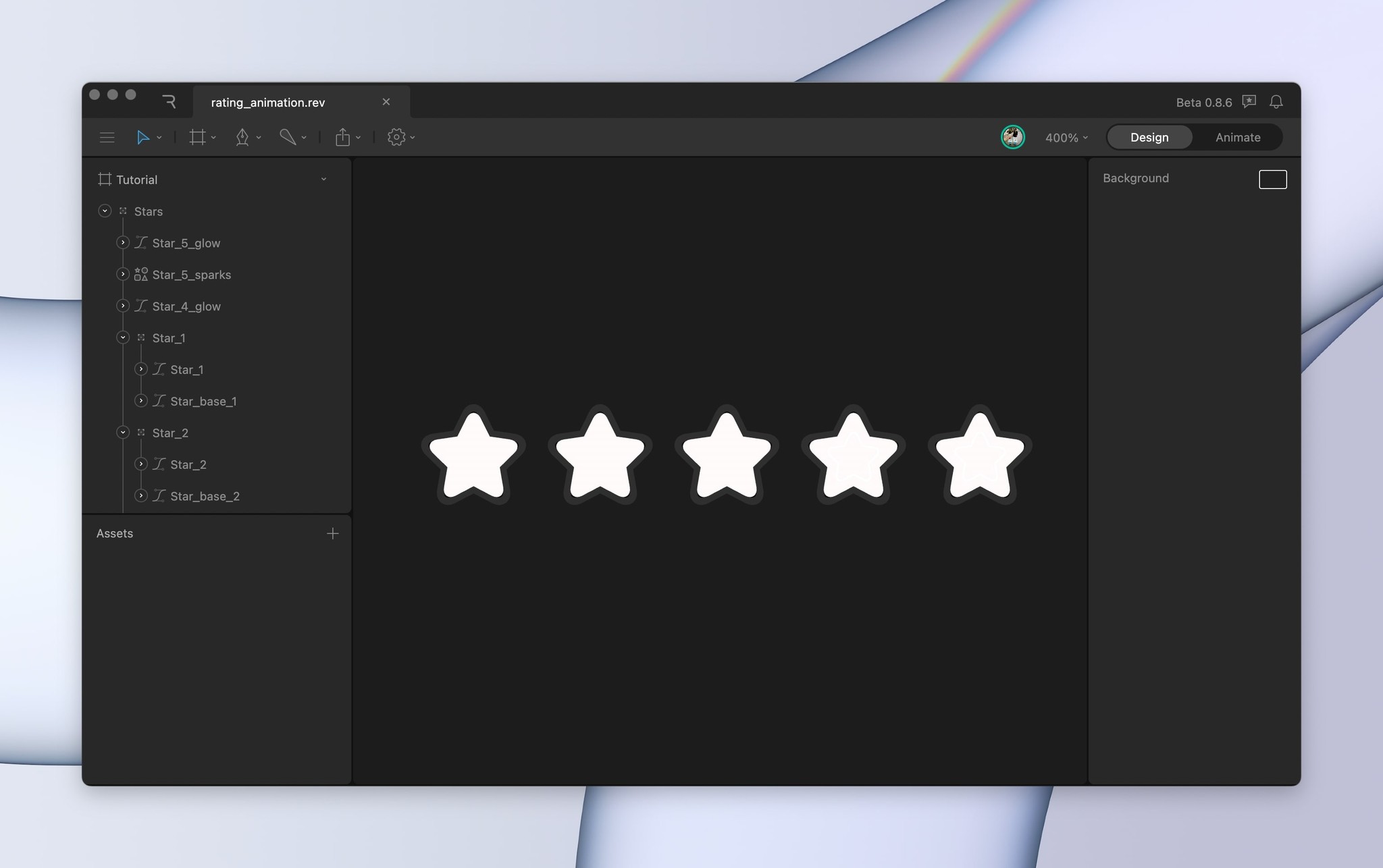 Create a star rating component with Rive’s State Machine