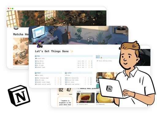 20+ Free Aesthetic Notion Templates for 2025 - Solt Wagner