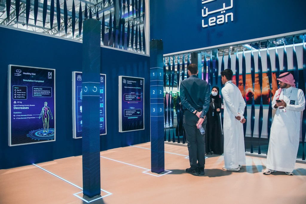 LEAN’s Futuristic Exhibition Stand Design at LEAP 2023