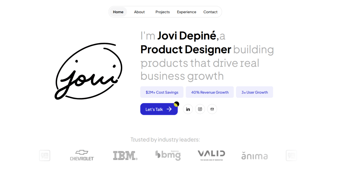 Jovi Depiné - Product Designer Portfolio