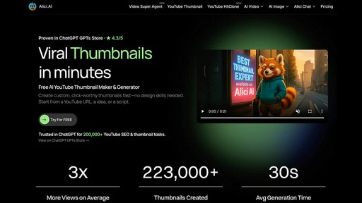 Best AI YouTube Thumbnail Makers in 2025 | Top 4 Tools Compared - Alici.AI