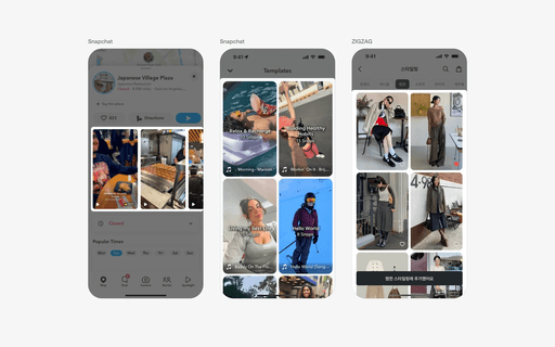 Gallery UI Design: Best practices, Design variants & Examples | Mobbin ...