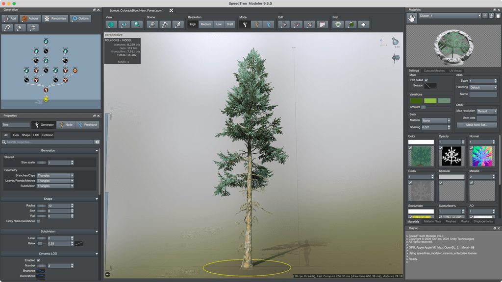 SpeedTree 10 - Matt Theuma · Design Portfolio