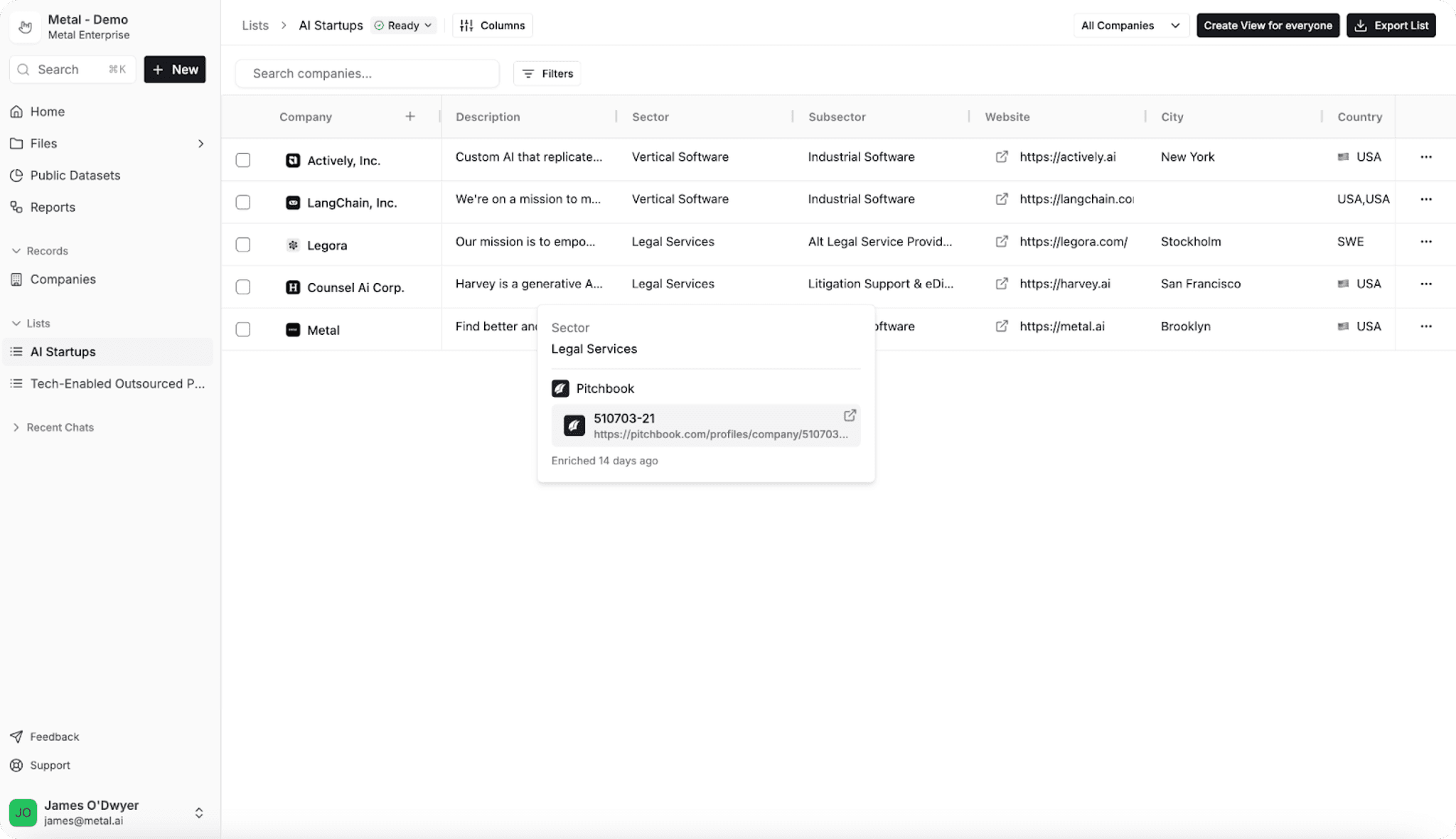 Metal AI - Perplexity API Platform
