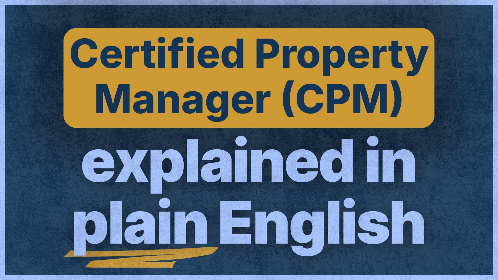 Certified Property Manager (CPM): Your Property's Guardian