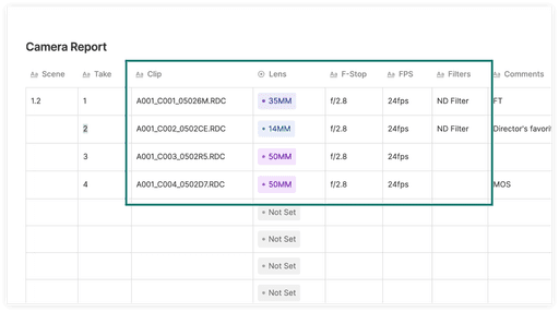 How to Fill Out a Camera Log | A Step-By-Step Guide - Assemble