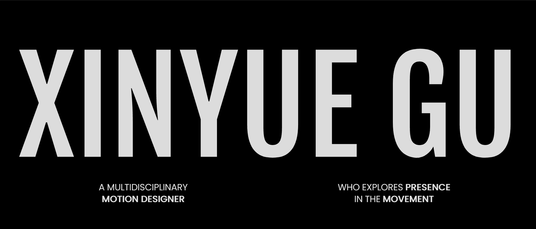 Xinyue Gu - All Works